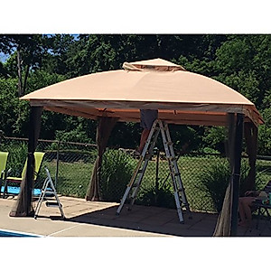 Garden Winds Replacement Canopy Top Cover for The Malibu Gazebo - 350