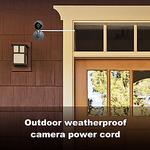 16.5 FT Power Extension Cable Charger for Wyze Cam V3, Wyze Cam Outdoor, Blink Outdoor, Yi Camera, Simplisafe, Arlo Essential, KasaCam, Weatherproof Charging Cord with Adapte for Security Camera