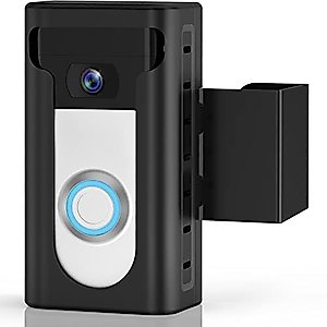 Liwin Anti-Theft Video Doorbell Mounts Compatible with Video Doorbell 1/2/3/3 Plus/4, Adjustable No Need to Drill Mounting Bracket Cover Adapter Holder Accessories for Home, Apartment, Office