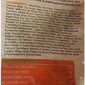 Sweet Harvest Finch Bird Food, 4 lbs Bag - Seed Mix for Finches