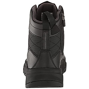 Under Armour Men's Stellar G2 6" Side Zip Lace Up Boot Military and Tactical, (001) Black/Black/Pitch Gray, 11