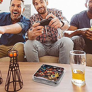 FNAF Game Card Case for Switch,Game Storage Box Shockproof Protective Portable Case Box with 12 Cartridge Slots for Switch Lite Game Cards