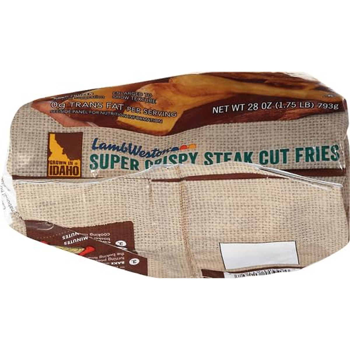 Grown in Idaho Super Crispy Steak Cut Fries, 28 oz (Frozen)