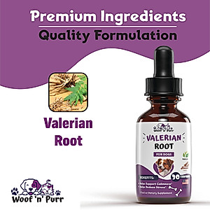 Valerian Root for Dogs - Valerian for Dogs - Helps to Calm & Relax, and Much More - Dog Anxiety Relief - Dog Calming - Dog Sleep Aid - Sleep Aid for Dogs - Dog Calming Supplement - 1 fl oz