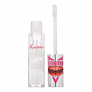 Ruby Kisses Plumping Lip Gloss – Hydrating, Voluminous, High-Shine, Cruelty-Free Lip Plumper, Smoothing, Instinct Lip Maximizer, 4 Colors, 0.15 FL oz. (CLEAR)