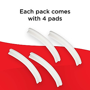 Seki Edge Eyelash Curler Replacement Pads (SS-601R) Pack of 4 Silicone Eyelash Curler Refill Pads - Maintain Curling Action - Made In Japan