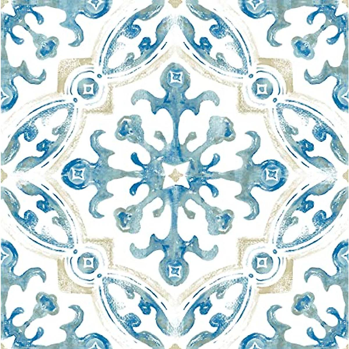 FloorPops 12-in by 12-in Tuscan Peel and Stick Floor Tiles (10 Tiles), (10 sq.ft./Carton)