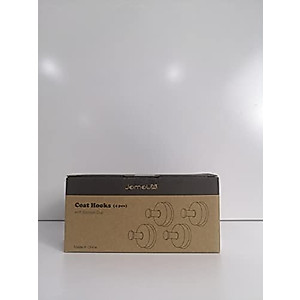 JOMOLA Suction Cup Hook Stainless Steel Bathroom Towel Holder Utility Shower Hooks Hanger for Towel Storage Kitchen Organizer for Towel Hook, Matte Black, 4PCS