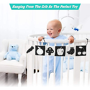 Baby Soft Book Cloth Books, Early Education Cot & Pram use Toys for Babies, Infant Books Bath Book Best Tummy-Time Christmas Toys Gifts for 0-3 3-6 6-9 12-18 Months 1-2 Year Old Boys Girls