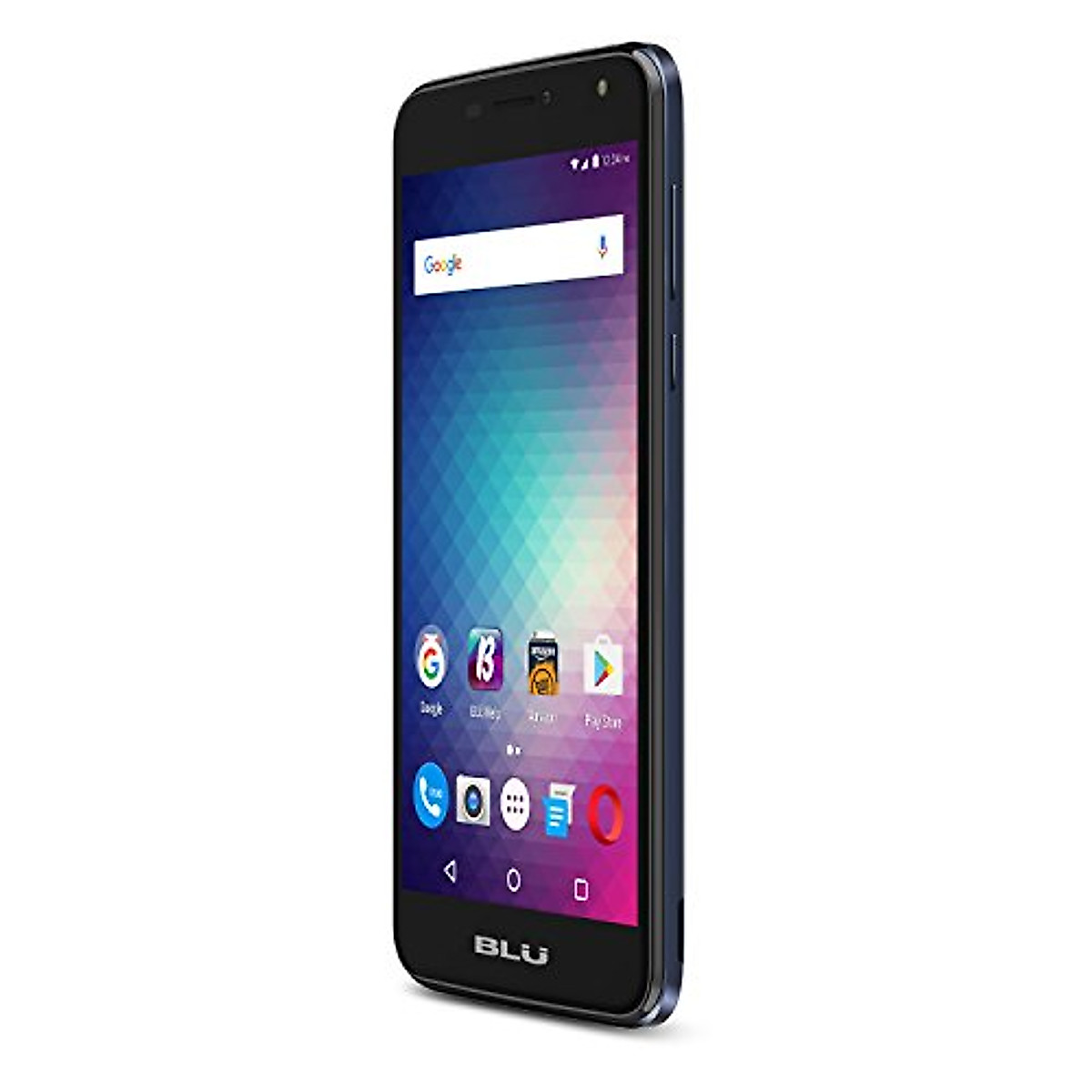 BLU Life Max - 5.5" 4G LTE GSM Unlocked - 16GB+2GB RAM w/ Fingerprint Sensor, 3700 mAh Battery -Blue