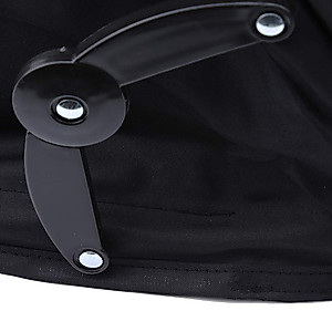 Firecolor Summer Baby Stroller Sunshield Shade Protection Hoods Canopy Stroller Accessories Baby Stroller Sun Visor Carriage,Can Sit - Black