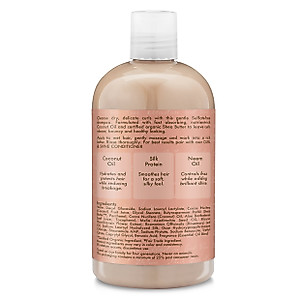 Shea Moisture Coconut and Hibiscus Curl and Shine Combination Set - Includes 13 oz. Shampoo, 13 oz. Conditioner and 8 oz. Curl and Style Milk