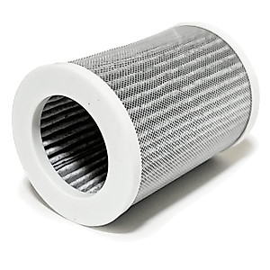 Nispira 3-in-1 HEPA Activated Carbon Replacement Filters For Pure Enrichment Purezone Mini Portable Air Purifier (PEPERSAP), 4 Packs