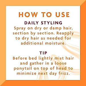 Cantu Comeback Curl Next Day Curl Revitalizer Mist with Shea Butter for Natural Hair, 12 fl oz (Packaging May Vary)