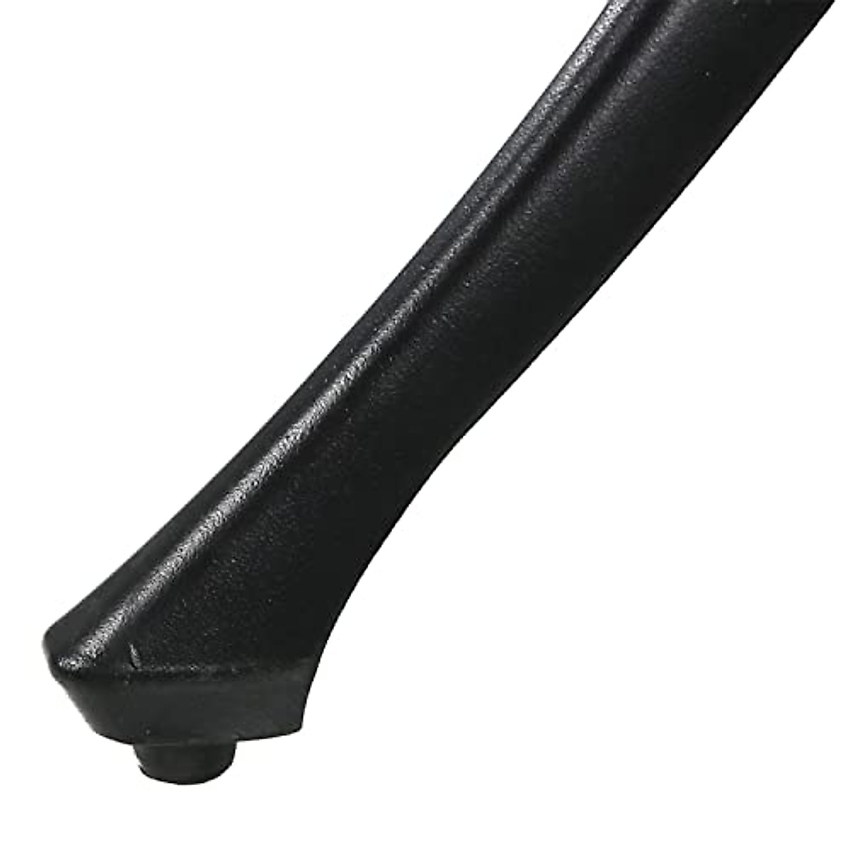 Sunnydaze Square Patio Dining Table - Outdoor Heavy-Duty Black Cast Aluminum - 4-Person Outside Patio Furniture with Umbrella Hole - Modern Dinette Table - Outdoor Patio Table - 35-Inch