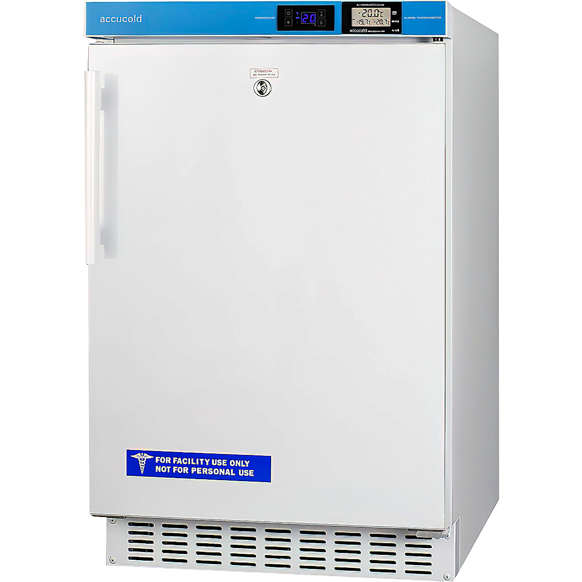 Accucold ACF33L Pharmaceutical Series 20" Wide Built-in All-Freezer, ADA Compliant, 2.65 cu.ft Capacity, Purpose-Built to Meet Recommendations CDC and VFC for Vaccine Storage, LED Lighting