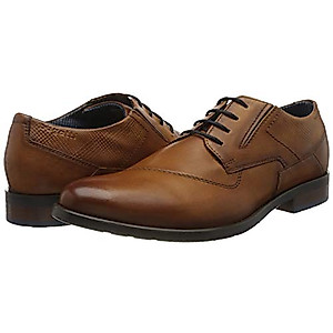 Bugatti Men's 312163174100 Derbys, Cognac, 7.5