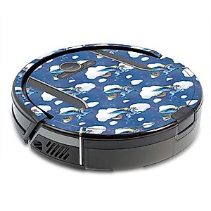 MightySkins Skin Compatible with Shark Ion Robot R85 Vacuum Minimal Cover - Rainbow Pegasus | Protective, Durable, and Unique Vinyl wrap Cover | Easy to Apply, Remove | Made in The USA