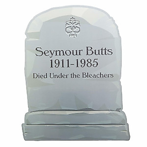 Set of 6 Halloween Signs | Weatherproof Signs | Indoor, Outdoor Decoration | Ideal for Haunted Houses, Theater Props, Lawn Art | Tombstone Set