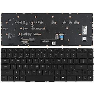 KBRPARTS Gaming Keyboard, Replacement for Dell Alienware m15 R5 R6 R7 & x15 R2 x17 R1 Series Laptops, Mechanical Keys, RGB Backlit, US Layout, Cherry Switch, 6 Month Warranty