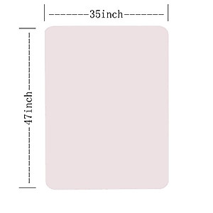 Thickest Chair Mat for Hardwood Floor - 1/8" Thick 47" X 35" Crystal Clear Chair Mat for Hard Floor, Can't be Used on Carpet Floor