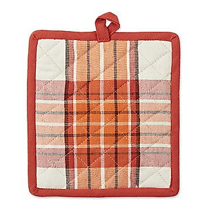 DII Fall Kitchen Décor Collection Dish Towel & Potholder Hostess Gift Set, Pumpkin Patch, 3 Piece