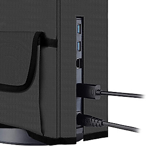 Linkidea PS5 Controller Storage Pocket Protective, Nylon Dust Cover for Game Console, Skin Cover Anti Scratch Protector Sleeve Compatible with Playstation 5 Console (Grey)