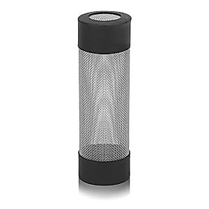 SHYEKYO Stainless Steel Aquarium Filter Intake Cover, Fish Shrimp Protect Cover Filter Guard Safe Inlet Inflow Protect Basket Mesh Media for Aquarium and Fish Tank Use (18mm Inner Diameter)