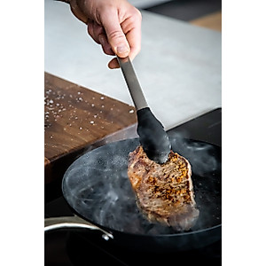 KitchenAid Silicone Tipped Kitchen Tongs, Black