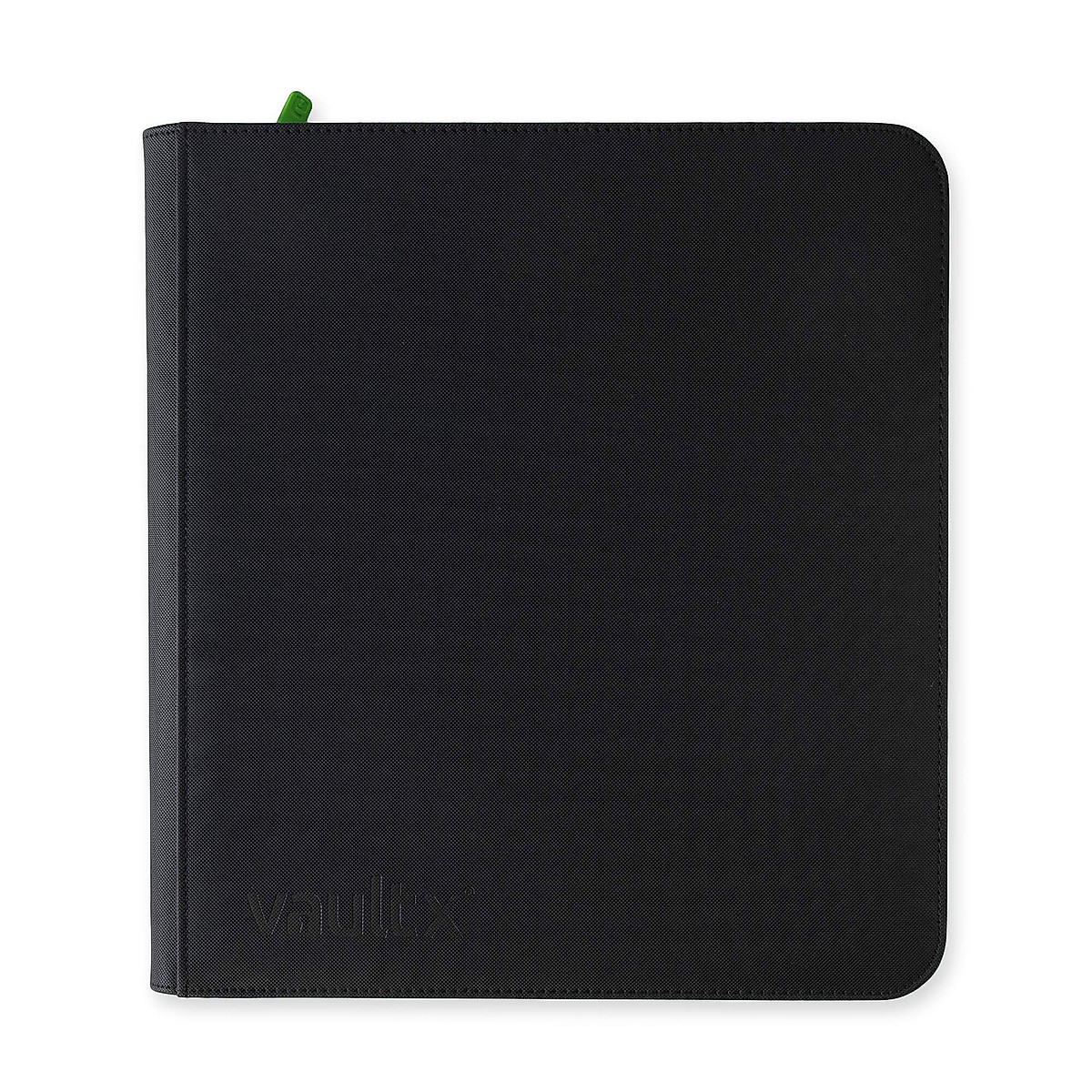 Vault X Premium Exo-Tec XL Zip Binder - 12 Pocket XL Trading Card Album Folder - 624 Side Loading Pocket Binder for TCG (Black)