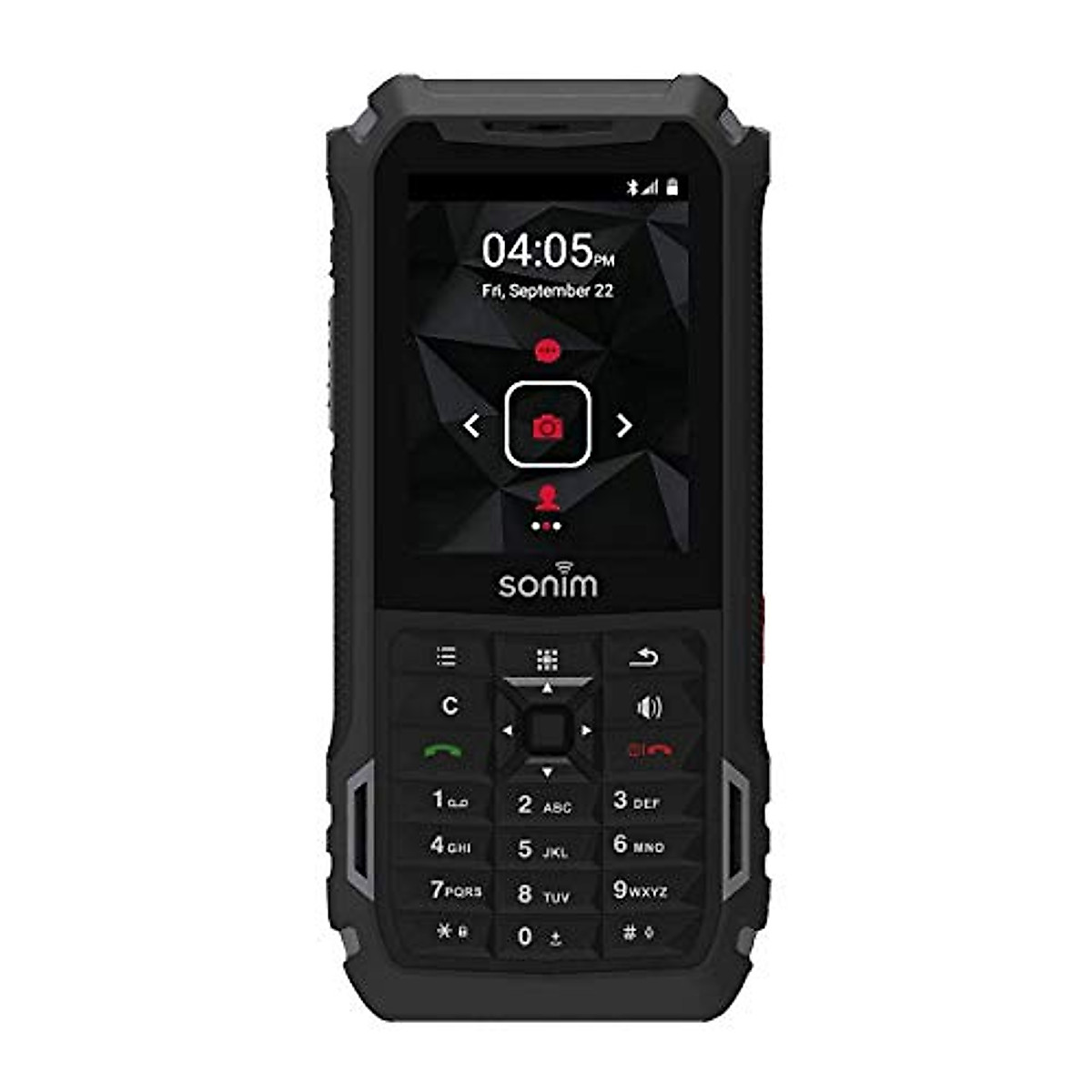 Sonim XP5s Dual-SIM XP5800 16GB 2.64" (GSM Only, No CDMA) Factory Unlocked 4G/LTE Rugged Cellphone (Black) - International Version (Renewed)