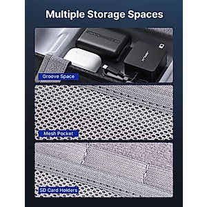 JSAUX 90 Degree USB-C Male to USB-C Female Adapter + Steam Deck Carrying Case