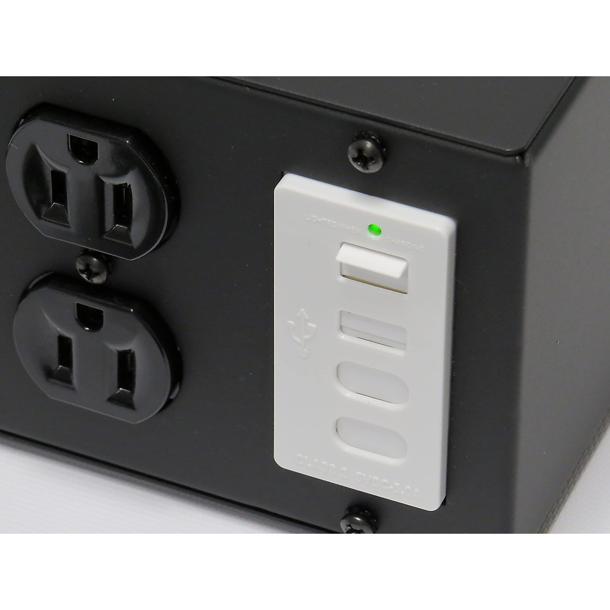 ZeroSurge 6R15W-4USB - 6 Outlet Plug-in Surge Protector and 4 Port USB Charger Version 2