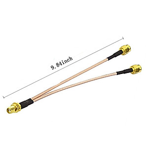 High Gain 10dBi SMA Male Wide Band 3G/4G LTE Modems, Routers, & Cell Boosters Omni-Directional Outdoor Fixed Mount Antenna for Verizon, AT&T, T-Mobile Mobile Cell Phone 4G LTE Router, Eifagur