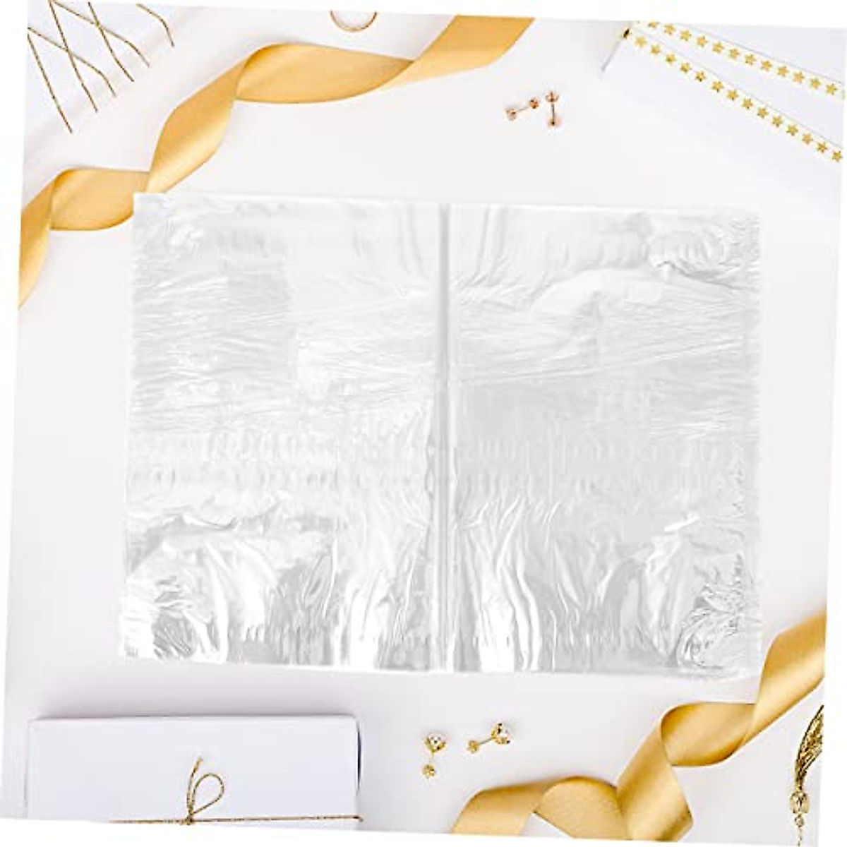 ULTECHNOVO 100 Pcs Heat Shrink Plastic Bag Clear Packing Bags Clear Sealable Bags Plastic Sealable Bags PVC Shrink Heat Shrink Film Wrap Heat Shrink Wrap Heat Shrinkable Film Bags Heat Seal