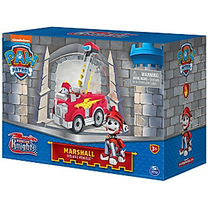 Paw Patrol, Rescue Knights Marshall Transforming Toy Car with Collectible Action Figure, Kids Toys for Ages 3 and up