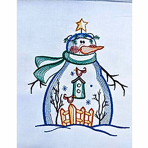 Quilt Kit Country Christmas/Pre Cut Ready to Sew/Finished Embroidery