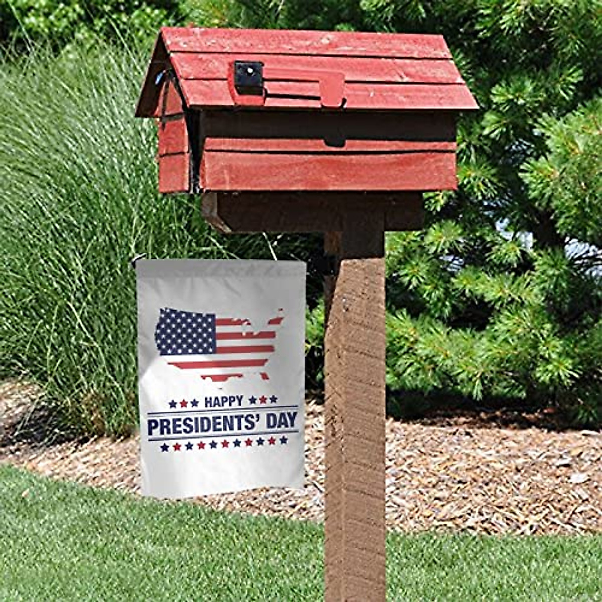 Happy President'S Day Garden Flag Double Sided House Yard Flags For Home Wedding Party Holiday Decor