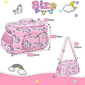 Carrying Case Compatible with Tonies Kids Audio Player Starter Set and Tonies Figures Characters, Carrying Box for Boy Girl, for Audio Player (Pink)