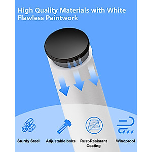 Universal Antenna Mount,11 Inches J Pole and Wall-Mounted Mounting Bracket for Outdoor Point to Point Access Point CPEs, TV Antennas, Wireless Bridges, Starlink Mini Dish and More