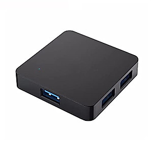 SJYDQ Super Speed 4 Port USB HUB 3.0 Portable OTG HUB USB Splitter with Micro B Power Port for MacBook Laptop PC Tablet