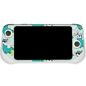 MightySkins Carbon Fiber Skin Compatible with Logitech G Cloud Gaming Handheld - Awesome Alpacas | Protective, Durable Textured Carbon Fiber Finish | Easy to Apply | Made in The USA