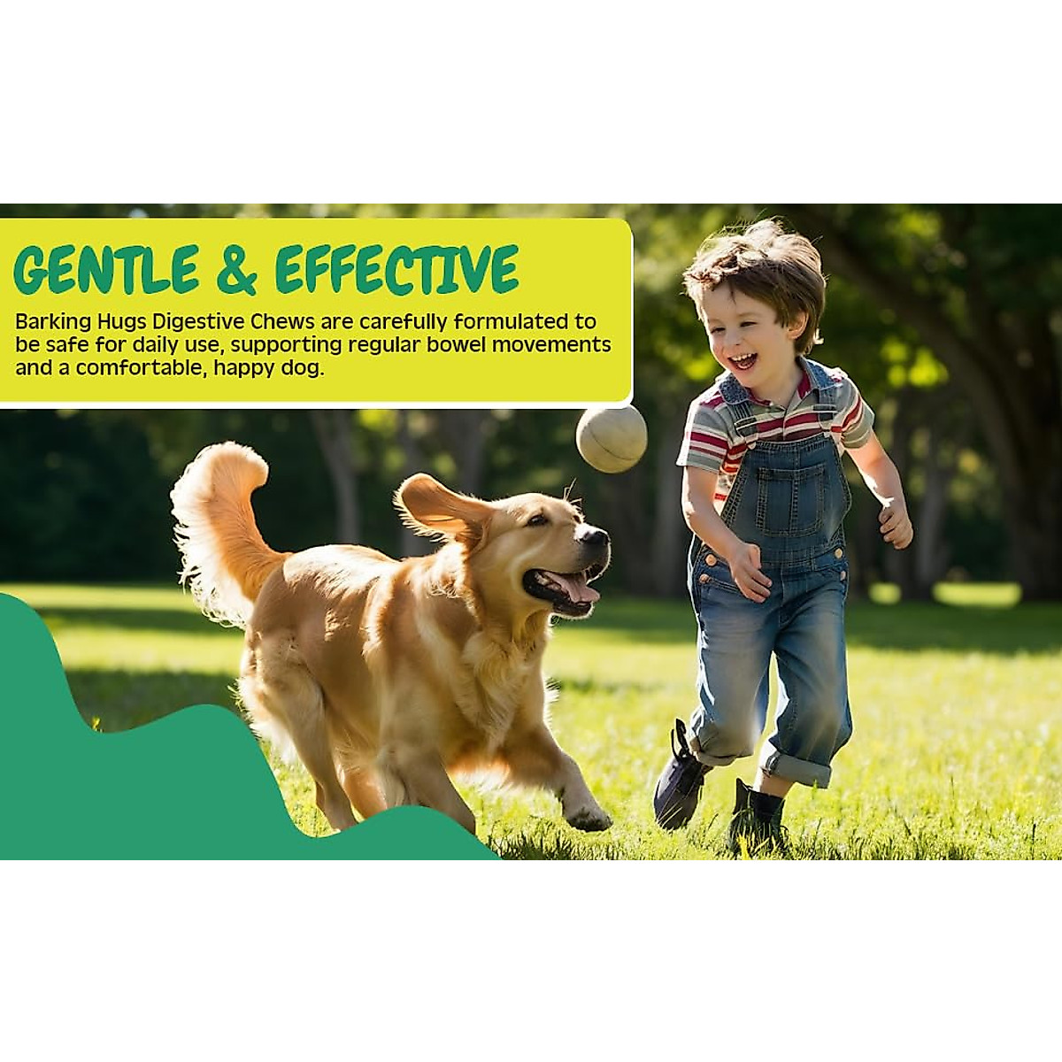 BARKING HUGS Digestive Chews and Dental Sticks