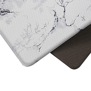 Asvin Kitchen Mat Set of 2 Pieces, Anti Fatigue Cushioned Kitchen Rug for Floor, Non-Slip PVC Waterproof Heavy Duty Sink Mat for Home, Office, Laundry, 17"x30"+17"x47"