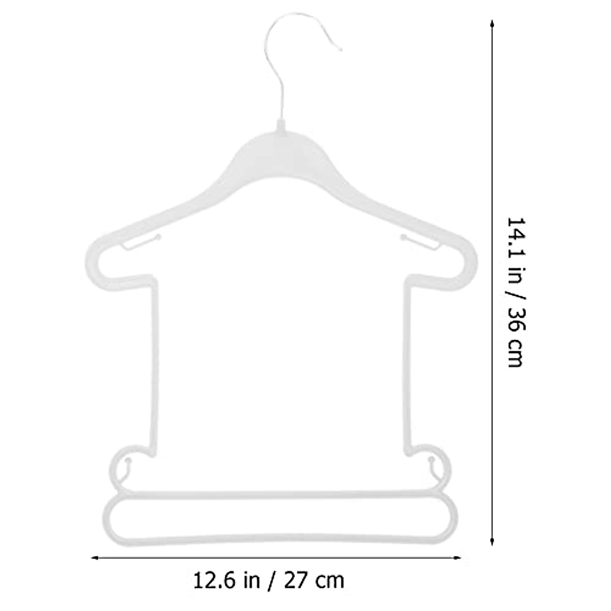ULTECHNOVO Hangers 100 Pack Kids Hangers 10 Pcs Baby Hangers for Closet Non Laundry Infant Pant Hangers Shirt Coat Hanger for Nursery Toddler Clothing Hangers White Hangers 100 Pack Hangers 50 Pack