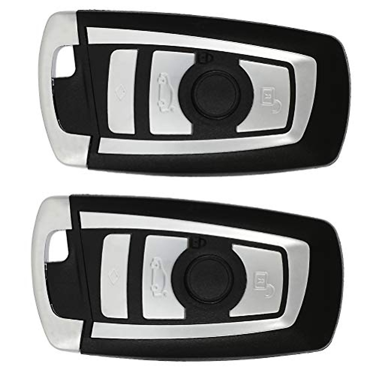 SCITOO Keyless Entry Remote Key Fob SHELL CASE Replacement for 4 Buttons Uncut Car Key for 2015 for BMW M4 2012-2016 for BMW M5 2010-2016 for BMW 528i 2pcs FCC Q0EWNTA0NG Q0EWNTA0NG