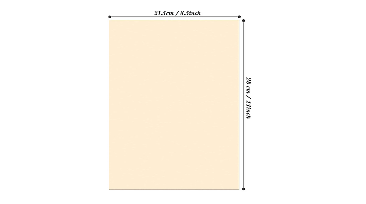 150 Sheets Cream Pastel Card Stock - Perfect for Crafts