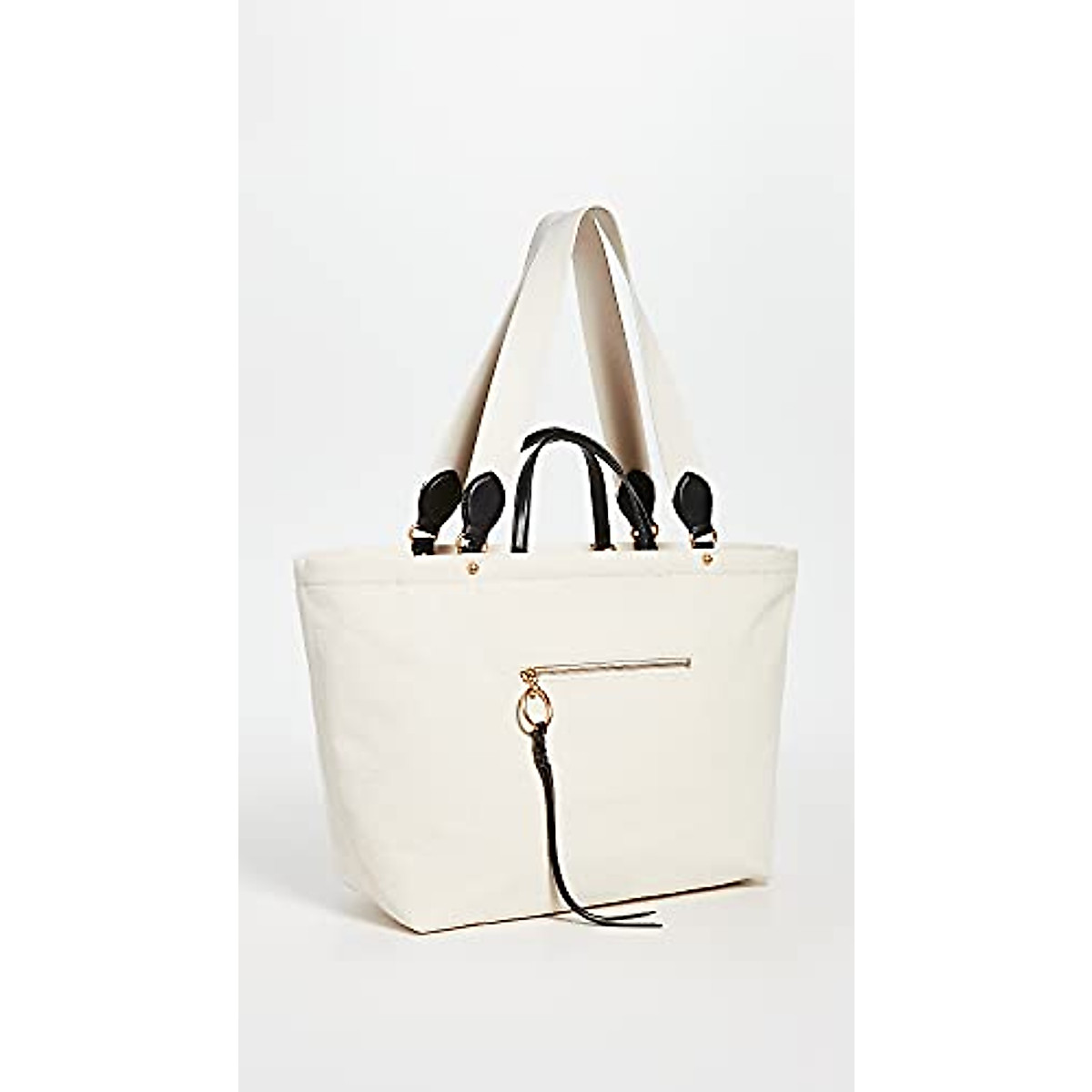 Rebecca Minkoff Women's Sienna Tote, Natural, Off White, Graphic, One Size