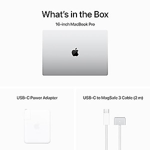 Apple 2023 MacBook Pro Laptop M3 Pro chip with 12‑core CPU, 18‑core GPU: Built for Apple Intelligence, 16.2-inch Liquid Retina XDR Display, 18GB Unified Memory, 512GB SSD Storage; Silver