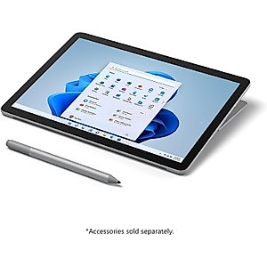 Microsoft Surface Go 3 10" Pixelsense Touchscreen Laptop Tablet, I3-10100Y, 8GB RAM, 128GB SSD, Intel UHD Graphics 615 with Dual-Core 10-Point Multi-Touch Windows 10 Pro, 8W6-00009 (Renewed)